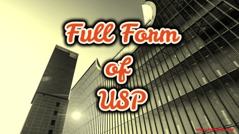 Full Form of USP | Trendslr