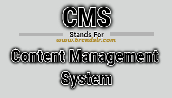 Full Form of CMS | Trendslr