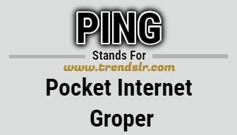 Full Form of PING | Trendslr